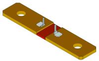 China Low Resistance Power Metal Strip Shunt Resistor VISHAY WSBS8518L1250JT20 for Precise Current Sensing for sale