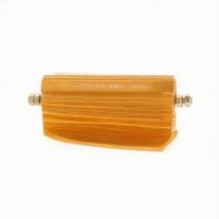 China VO RX24 250W 200 Ohm Plus Minus 5 Percent Gold Yellow Plated Aluminum Shell Resistor for Industrial for sale