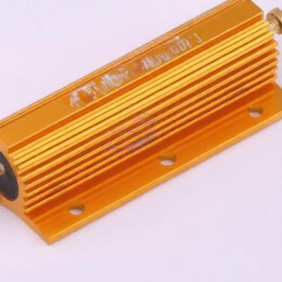 China Gold Aluminum Shell Resistor VO RX24 100W 200Ω±5% Suitable for High Power and Wide Temperature Range for sale