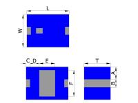 China Ceramic multilayer high pass filter Walsin RFHPF3225170F07B1U designed for 950 to 2150 MHz frequency for sale