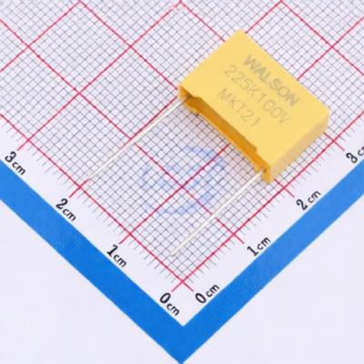 China Metallized Polyester Film Capacitor Box Type Featuring Walson C242A22522P60001 for Pulse Applications for sale