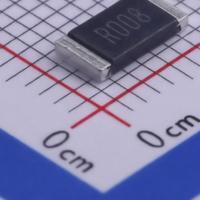 China Metal alloy current sensing resistor Walter Elec MSH2512N2W0R008F with flame retardant epoxy coating and nickel tin terminals for sale
