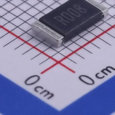 China Metal alloy current sensing resistor Walter Elec MSH2512N2W0R008F with flame retardant epoxy coating and nickel tin terminals for sale