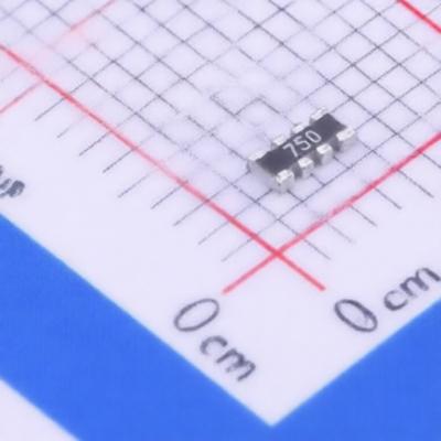 China Precision laser trimmed chip resistor arrays Walsin WA06X750JTL with RoHS compliance and ceramic body design for sale