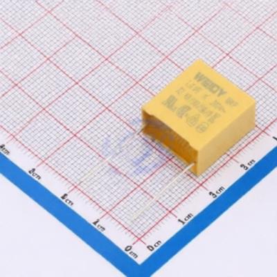 China Power supply EMI capacitor WEIDY W42Q3105KM8L00A0W0 with metallized polypropylene film and flame retardant plastic case for sale