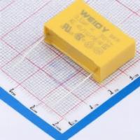 China Metallized polypropylene film capacitor WEIDY W42Q3334KP8L00A0W0 X2 class EMI suppression with flame retardant casing for sale