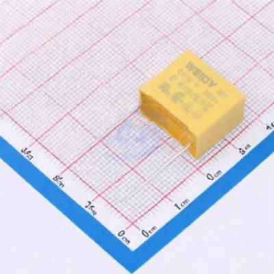China EMI suppression film capacitor metallized polypropylene flame retardant casing WEIDY W42Q3474KM8L00A0W0 with UL94V0 certification for sale