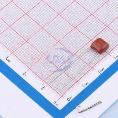 China Miniaturized Metallized Polyester Film Capacitor W222A221KD5L00A00A with UL94V0 Epoxy Resin Encapsulation for sale