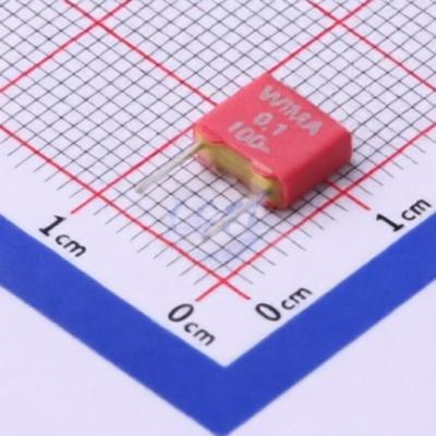 China Capacitor WIMA MKS2D031001A00JSSD Polyester Film with High Volume Capacitance Ratio and Self Healing for sale
