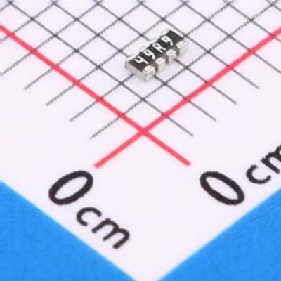 China Chip resistor array YAGEO YC124-FR-0749R9L with moisture sensitivity level one and halogen free epoxy for sale