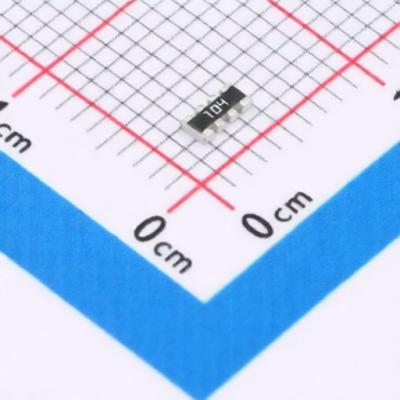 China RoHS compliant chip resistor array YAGEO YC164-JR-07100KL offering low assembly costs and pick place for sale