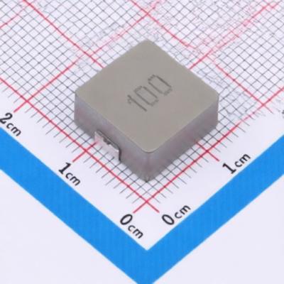 China High current inductor ZE ZEMS1265-100M with low loss alloy powder construction and RoHS Halogen Free certification for sale
