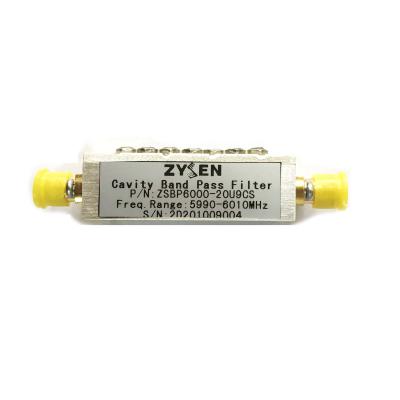 China 6GHz SMA Connector Bandpass Cavity RF Filters for sale