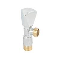 China Cheap bathroom fittings good polish 1/2 brass angle valve for sale