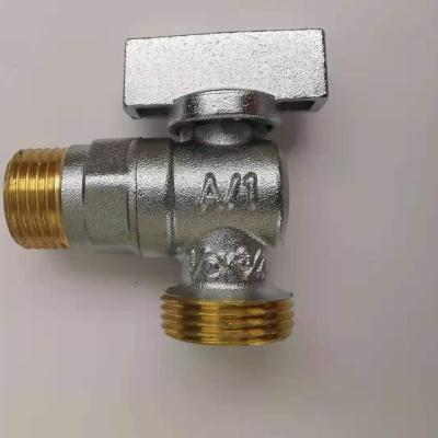 China Brass Butterfly Handle Gas Double Fork Ball Valve Valves Type for sale