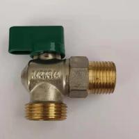 China Brass Butterfly Handle Gas Double Fork Ball Valve Valves Type for sale