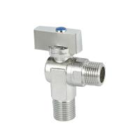 China Good quality 1/2 inch chromed wall mounted toilet water stop for sale