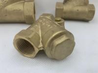 China Nickel-plated brass high pressure durable tube mexico type Y strainer drain globe valve for water for sale