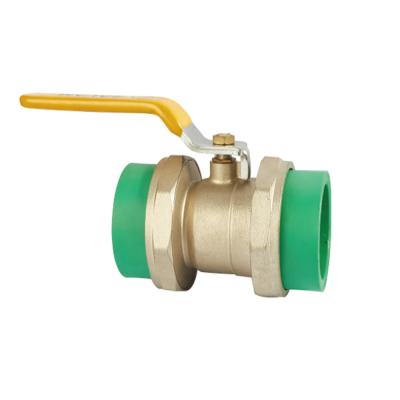 China Good Quality PPR Pipe Fittings Double Union Ball Valve for sale