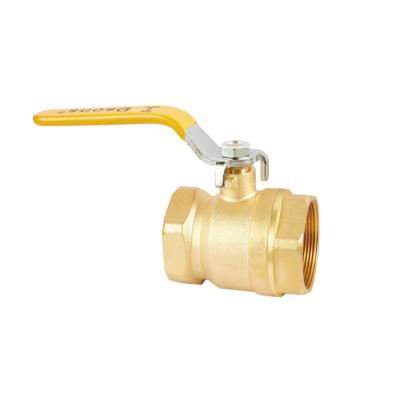 China 1/2'' Female Brass Ball water Valve With Nickel Plated for sale