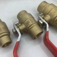 China Mexico hot sale 1/2 Inch gas Female Threaded Forged Brass full welded ball valve for sale