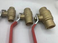 China Mexico hot sale 1/2 Inch gas Female Threaded Forged Brass full welded ball valve for sale