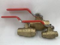 China Mexico hot sale 1/2 Inch gas Female Threaded Forged Brass full welded ball valve for sale