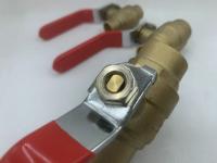 China Mexico hot sale 1/2 Inch gas Female Threaded Forged Brass full welded ball valve for sale