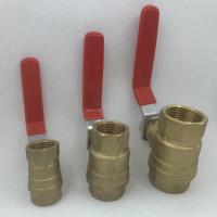 China yuhuan factory brass casting motorized ball valve with manual control for sale