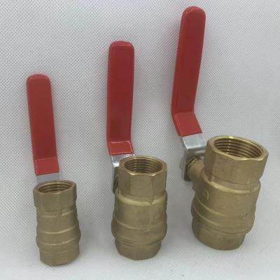 China yuhuan factory brass casting motorized ball valve with manual control for sale