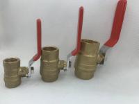 China yuhuan factory brass casting motorized ball valve with manual control for sale