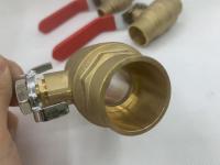 China yuhuan factory brass casting motorized ball valve with manual control for sale