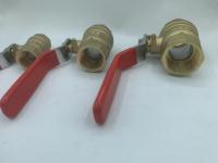 China yuhuan factory brass casting motorized ball valve with manual control for sale