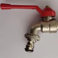 China Chromed plated Washing machine brass water bibcock for sale