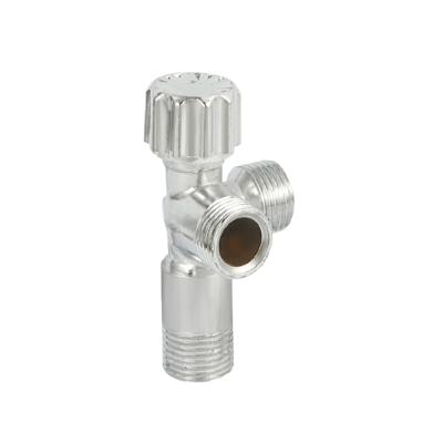 China 1/2 brass water angle valve with ABS plastic handle for sale
