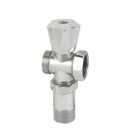 China 1/2 golden supplier square professional manufacture vacuum angle valve for sale
