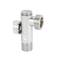 China 1/2 golden supplier square professional manufacture vacuum angle valve for sale