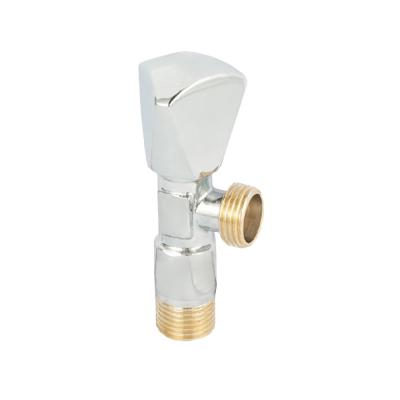 China Cheap bathroom fittings good polish 1/2 brass angle valve for sale