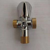 China 2021 decor zinc alloy angle valve 2-ways garden faucet for sale