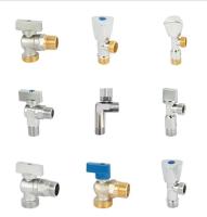 China Cheap bathroom fittings good polish 1/2 yiwu angle valve for sale