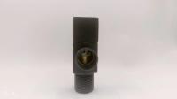 China 1/2*1/2 Square dumb black full copper angle valve for sale
