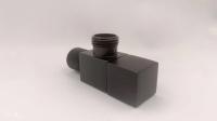 China 1/2*1/2 Square dumb black full copper angle valve for sale