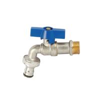 China china factory hose forged 1/2 '' brass garden mixer tap with plastic handle for sale