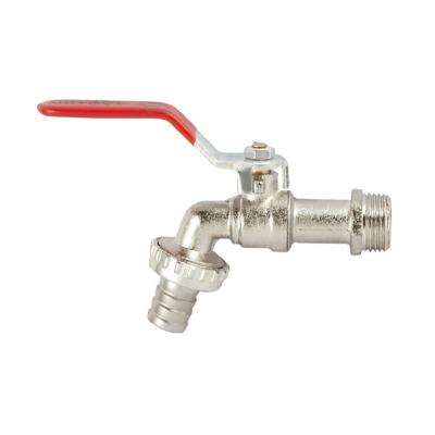 China Pakistan low price selling brass mini chrome plate bibcock tap for sale