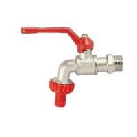 China 1/2 3/4 inch garden mixer zinc bibcock taps with plastic handle for sale