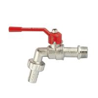 China 1/2 3/4 inch garden mixer taps zinc bibcock with plastic handle for sale