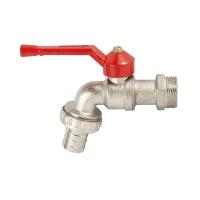 China 1/2 3/4 inch garden mixer taps zinc bibcock with plastic handle for sale
