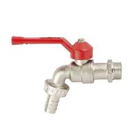 China 1/2 3/4 inch garden mixer taps zinc bibcock with plastic handle for sale