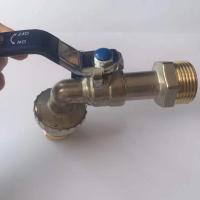 China washing faucet china low price selling hose tap bibcock yiwu with abs handle for sale