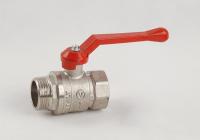China Antirust Flanged Water Steel Handle 1.5 Inch Brass Ball Valve Leakage Proof for sale